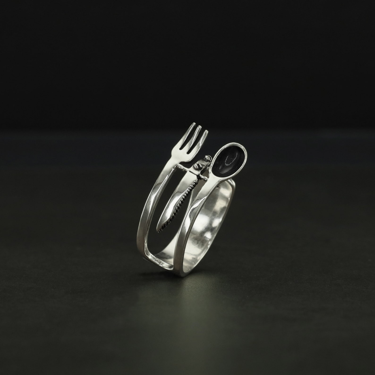 Kitchen Ring Sterling Silver Chef Ring Cook Ring Spoon | Etsy