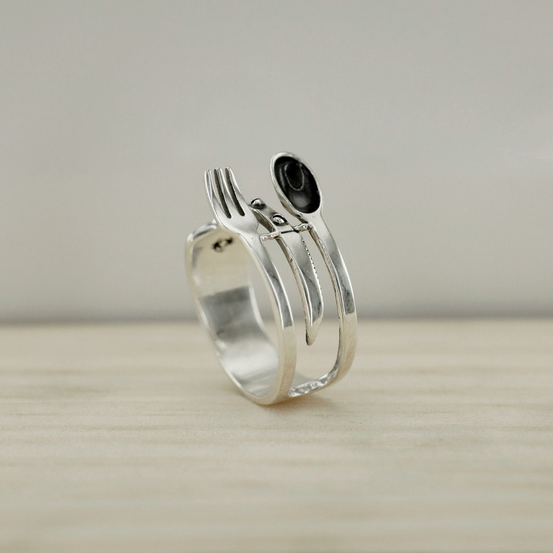 Kitchen Ring Sterling Silver Chef Ring Cook Ring Spoon | Etsy