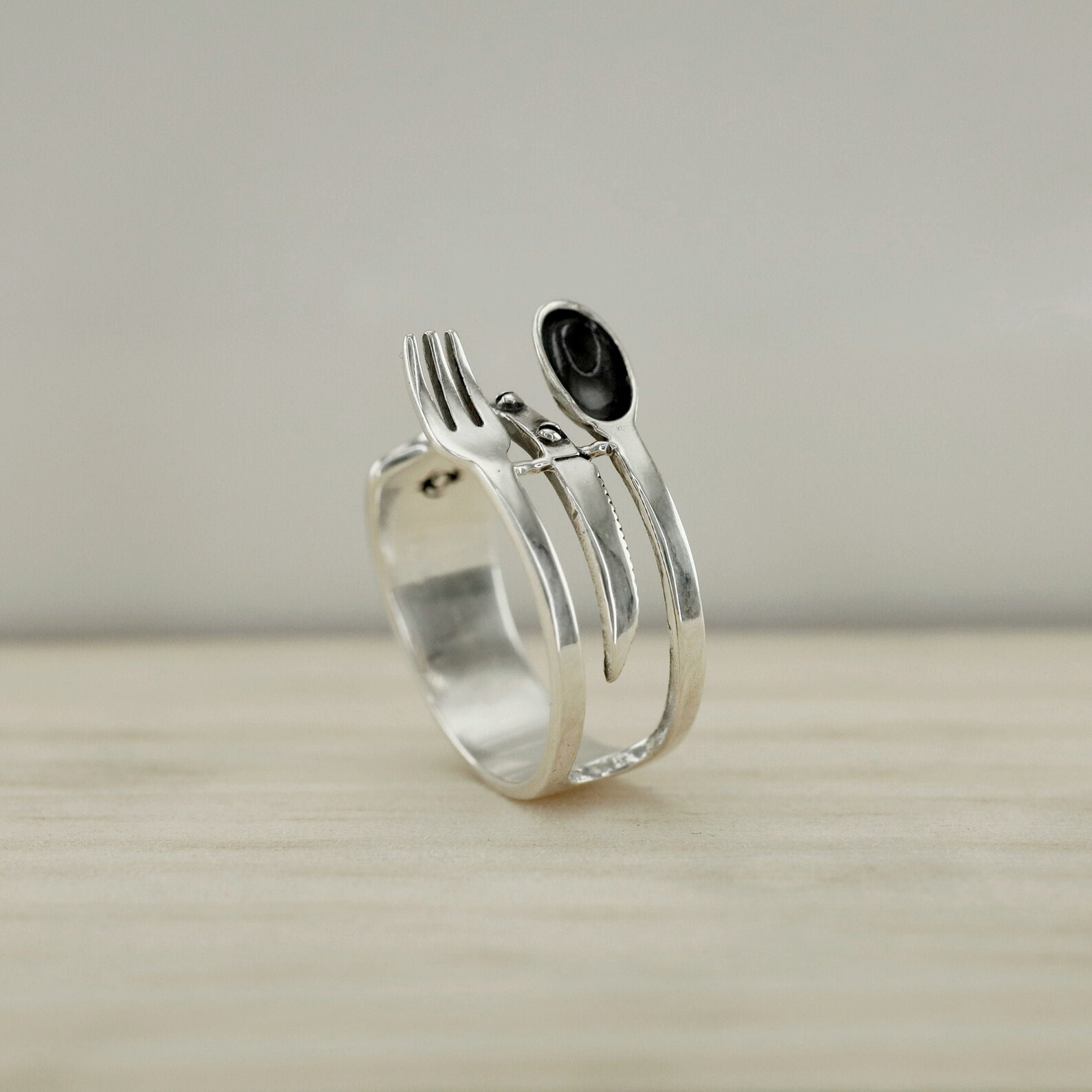 Kitchen Ring Sterling Silver Chef Ring Cook Ring Spoon | Etsy