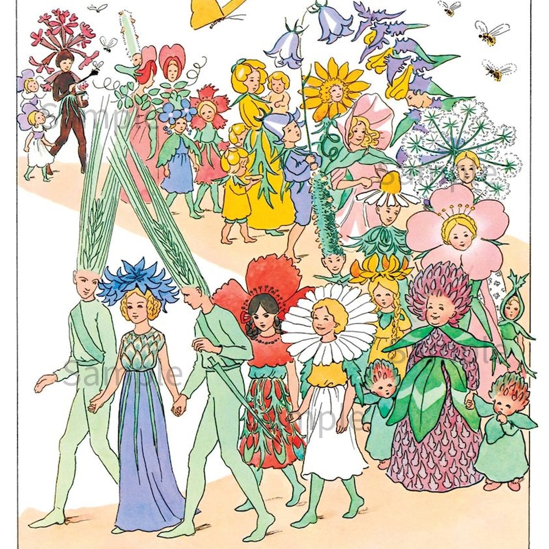 Elsa Beskow - Etsy