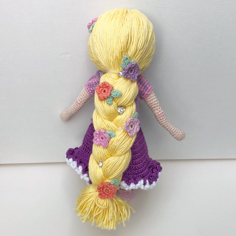 Rapunzel Crochet Amigurumi Doll Pattern Pdf Download Etsy