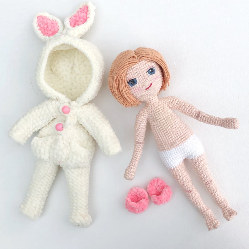 Izzy the Easter Bunny Crochet Amigurumi Doll Pattern PDF - Etsy