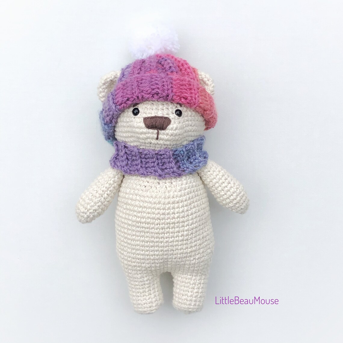 Barney Beau Bear Crochet Amigurumi Teddy Bear Pattern PDF - Etsy