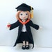 Graduation Izzy Crochet Amigurumi Doll Pattern PDF - Etsy