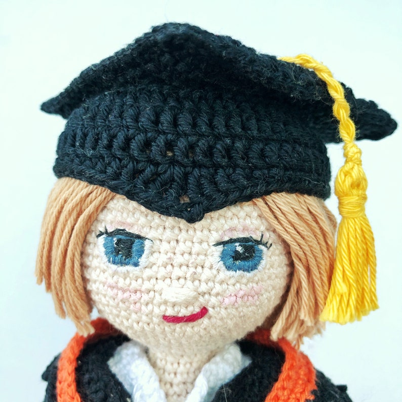 Graduation Izzy Crochet Amigurumi Doll Pattern PDF - Etsy
