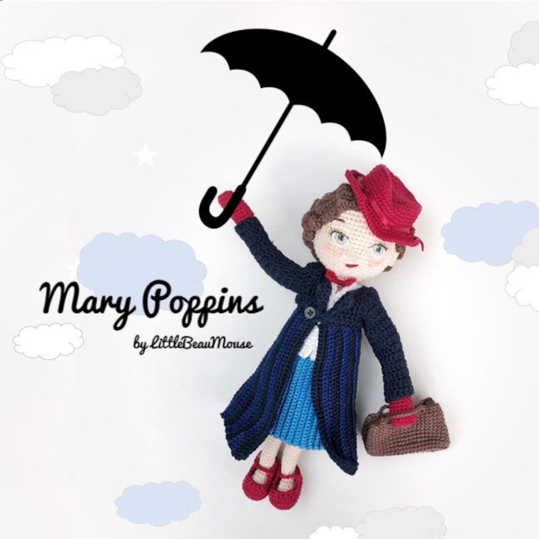 Mary Poppins - Crochet Amigurumi Doll Pattern - PDF Download - Etsy