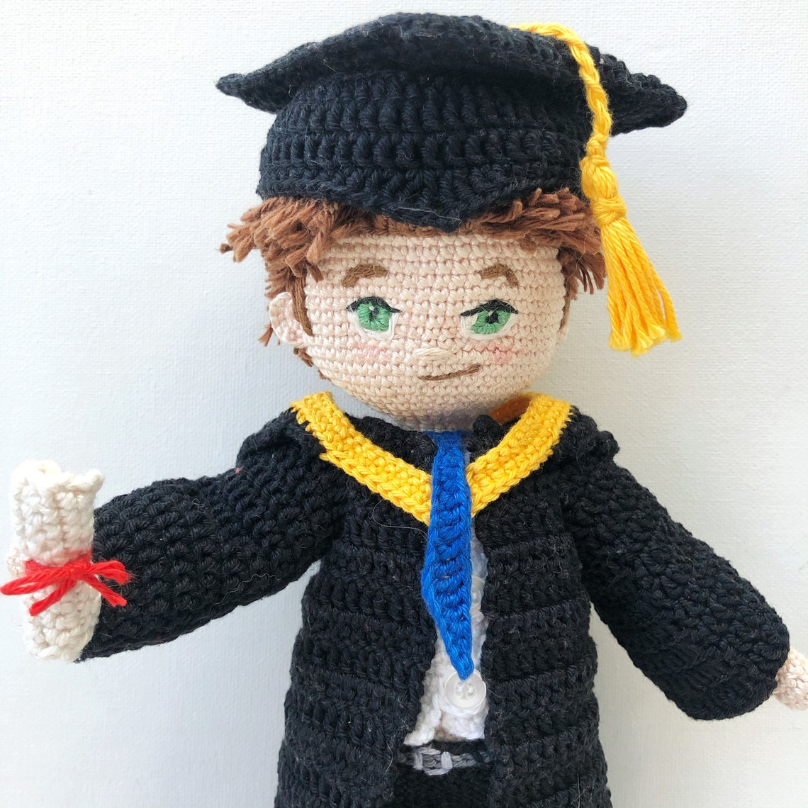 Graduation Jack - Crochet Amigurumi Doll Pattern - PDF Download - Etsy