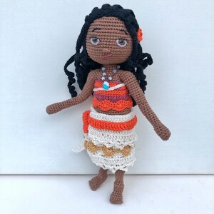 Moana - Crochet Amigurumi Doll Pattern - PDF Download - Etsy