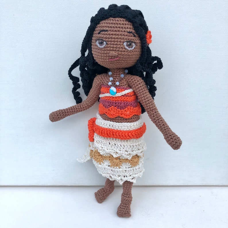 Moana - Crochet Amigurumi Doll Pattern - PDF Download - Etsy