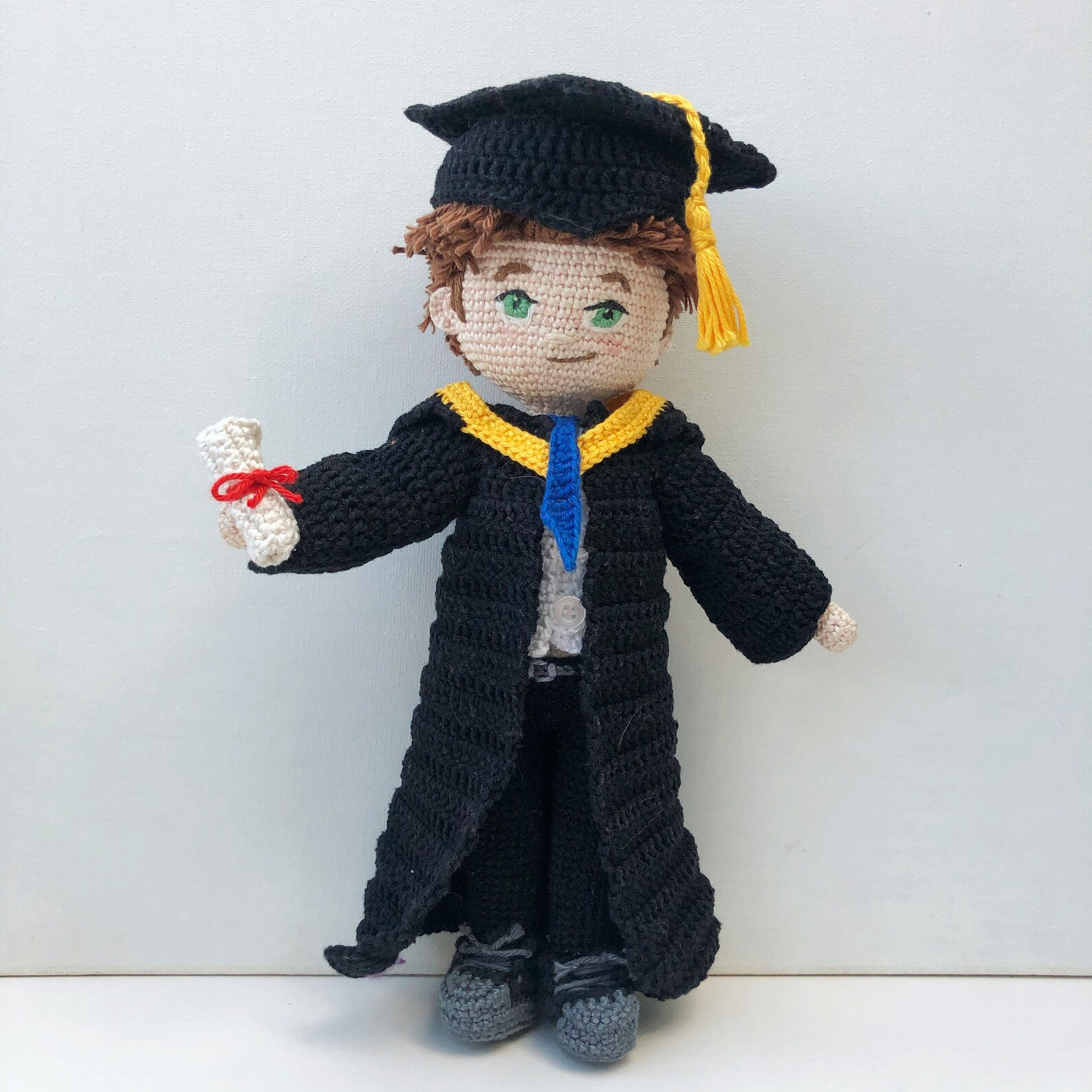 Graduation Jack - Crochet Amigurumi Doll Pattern - PDF Download - Etsy
