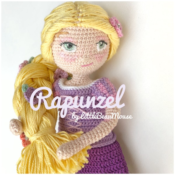 Rapunzel Crochet Pattern Etsy
