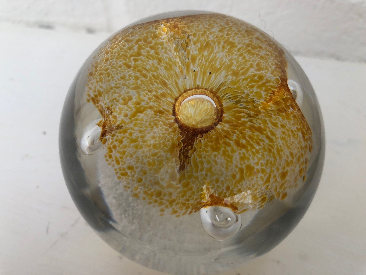 Adam Jablonski Art Glass Handmade Paperweight Lead Crystal Poland - Etsy
