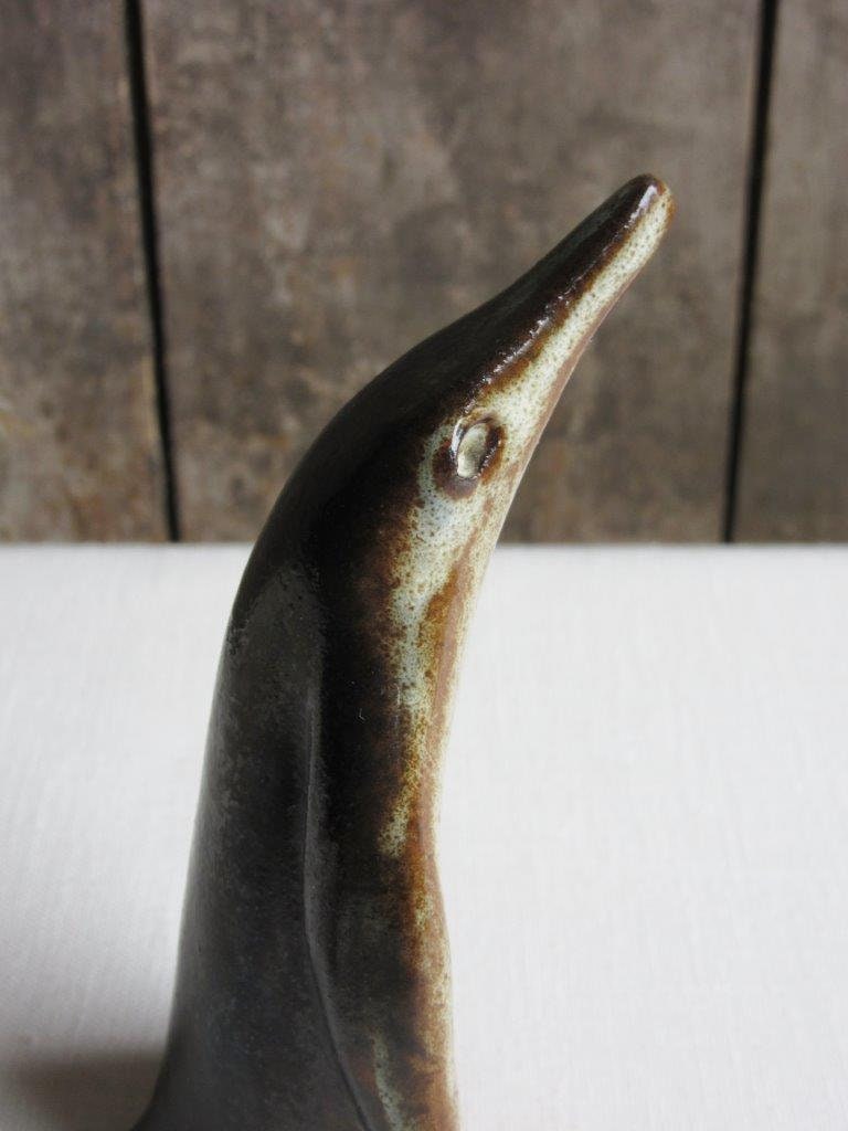 Ceramic Art Penguin Figurine CATON Pottery Penguin Prob. | Etsy