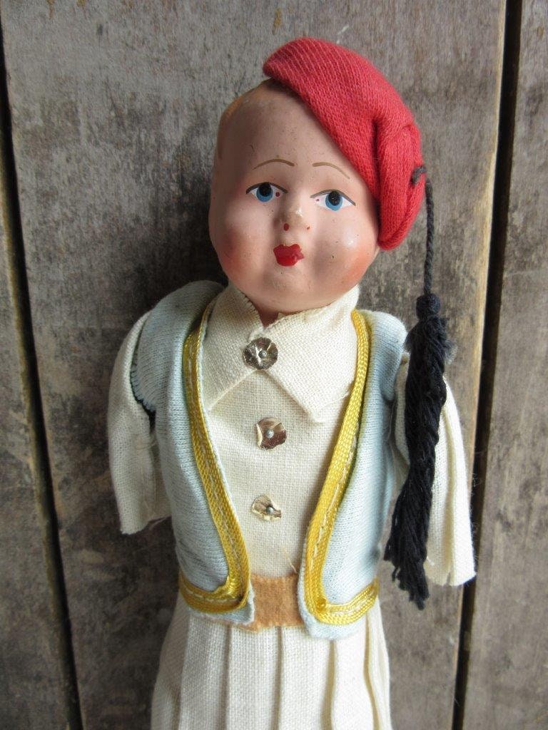 Vintage Greek Doll Greek Cloth Dolls Souvenir World | Etsy