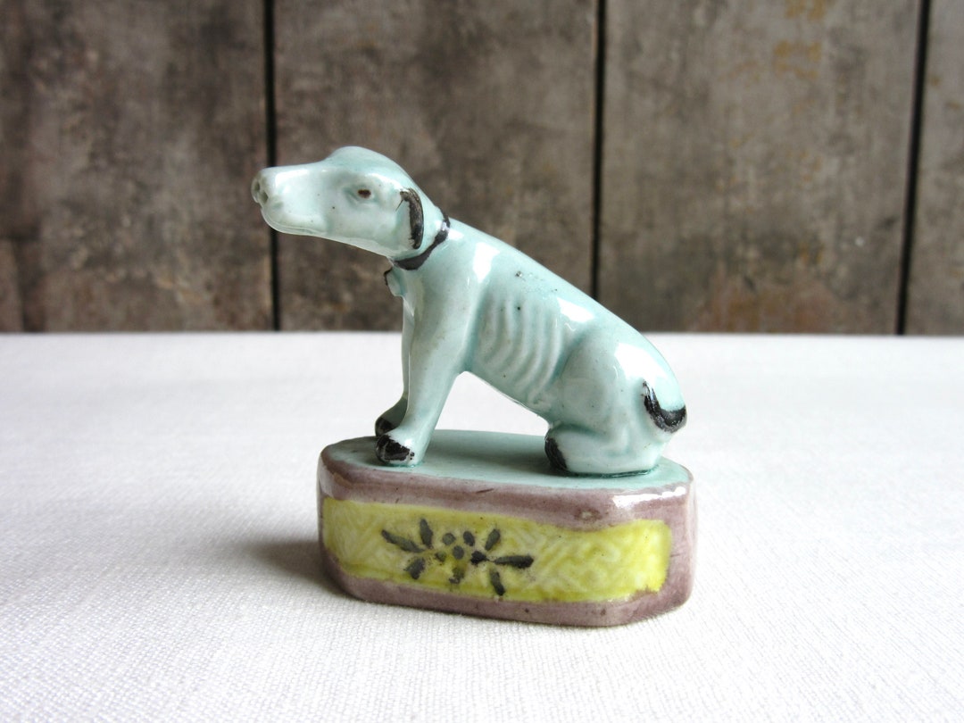Vintage Chinese Mud Dog Figurine, Rare, Mud Dogs, Unusual Mud Animals ...