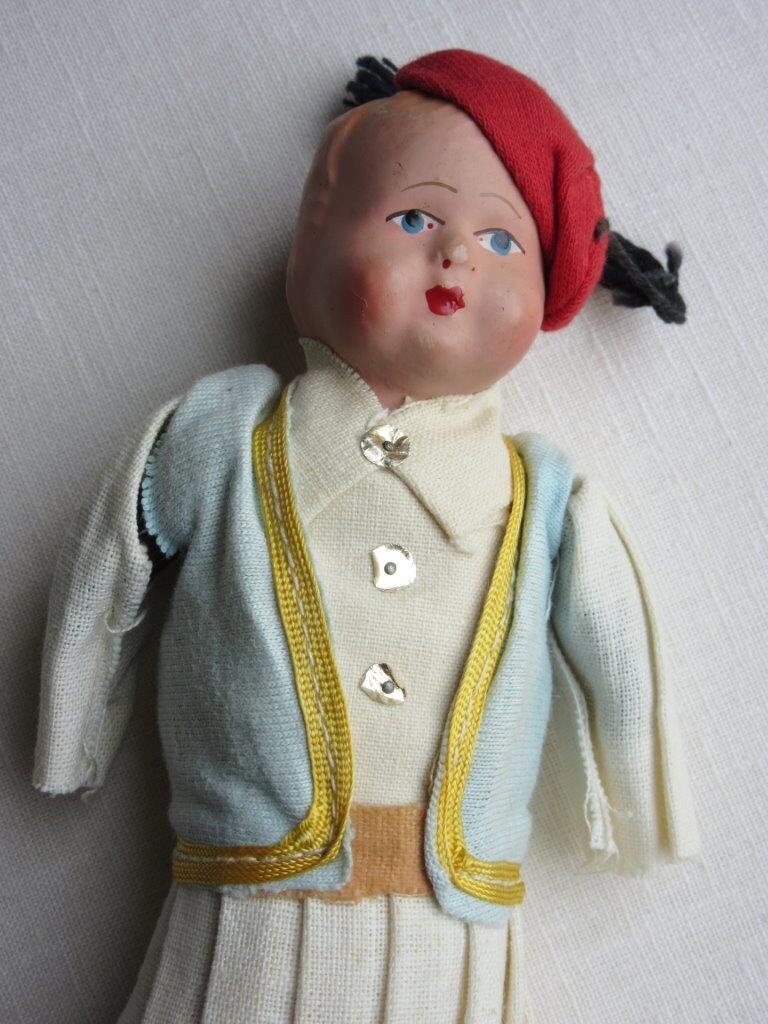 Vintage Greek Doll Greek Cloth Dolls Souvenir World | Etsy