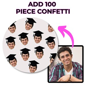 Custom Graduation Face Drink Stirrers, Graduation Party Decor, 2025 ...