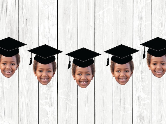 Preschool Graduation Banner With Face Preschool Graduation - Etsy