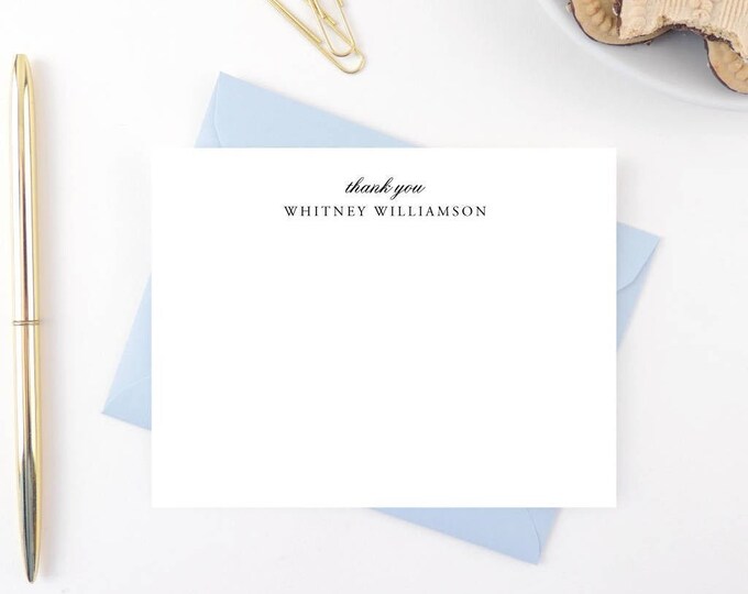 Personalized Thank You Notes Set / Personalized Thank You Cards / Thank ...