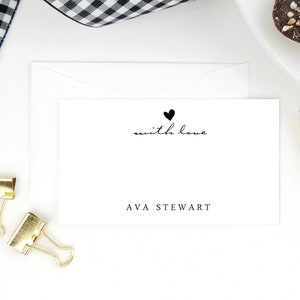 Personalized Gift Enclosure Cards / Personalized Gifts for Her / Custom ...