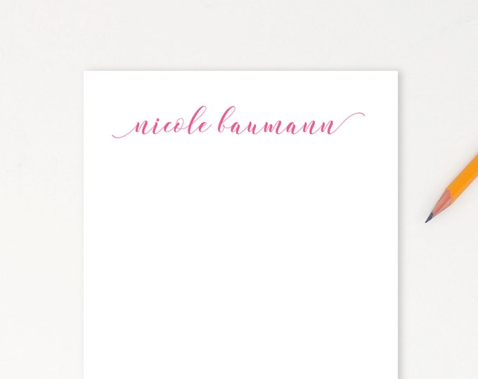 Personalized Notepad Set, Personalized Notepad Teacher, Personalized ...