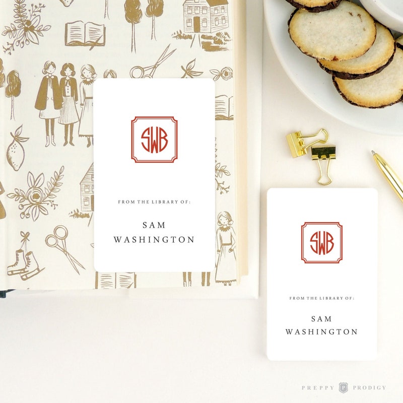 Custom Bookplates - Etsy