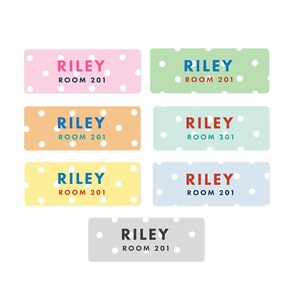 School Labels for Boys and Girls, School Name Labels, Back to School ...