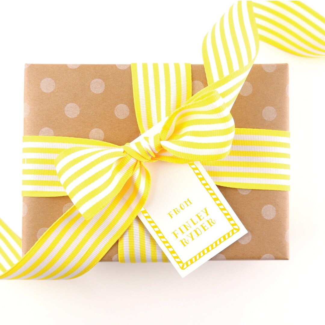 Monogrammed Gift Tags Personalized Gift Tags Custom Tags - Etsy