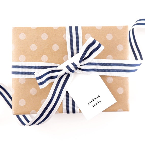 Monogrammed Gift Tags Personalized Gift Tags Custom Tags | Etsy