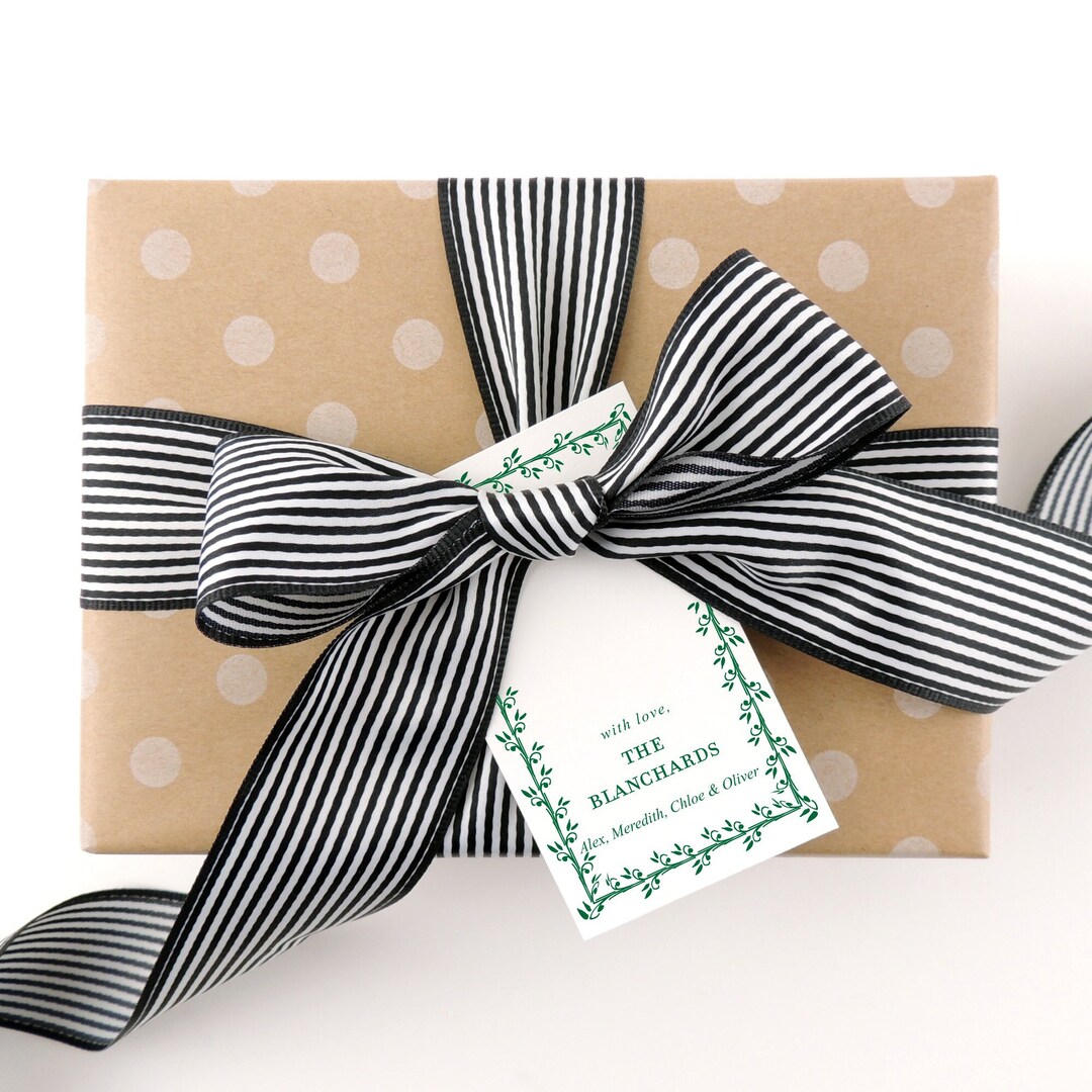 Personalized Gift Tag Set - Custom Personalized Gift Tags - Wedding ...