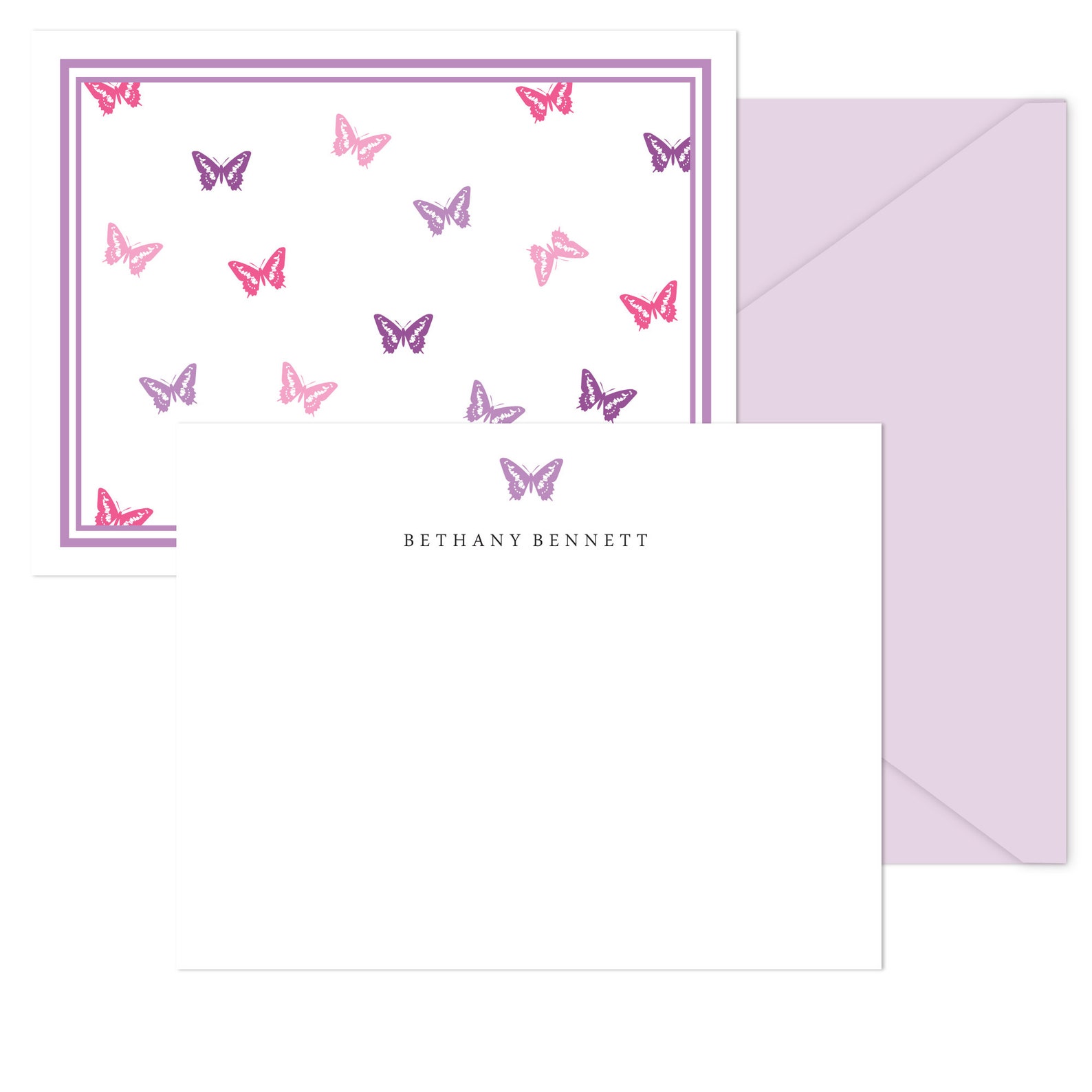 Kids Stationery Girls, Kids Stationery Set, Personalized Stationery Set ...