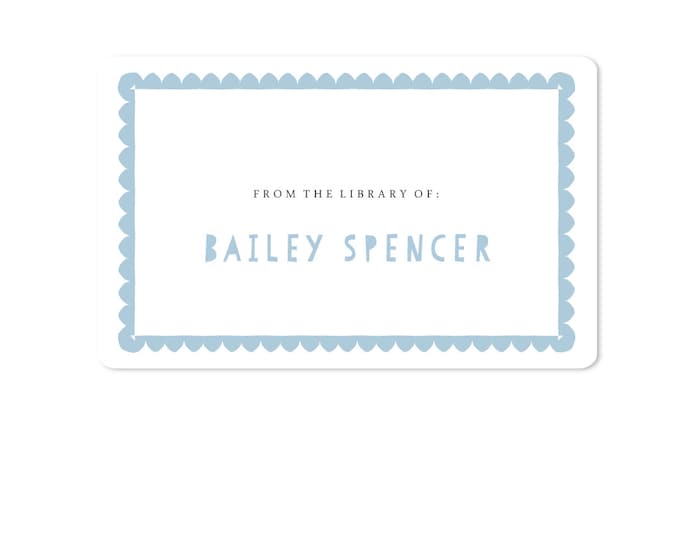 Custom Bespoke Personalized Bookplates Stickers / Bookplate Sticker Ex ...