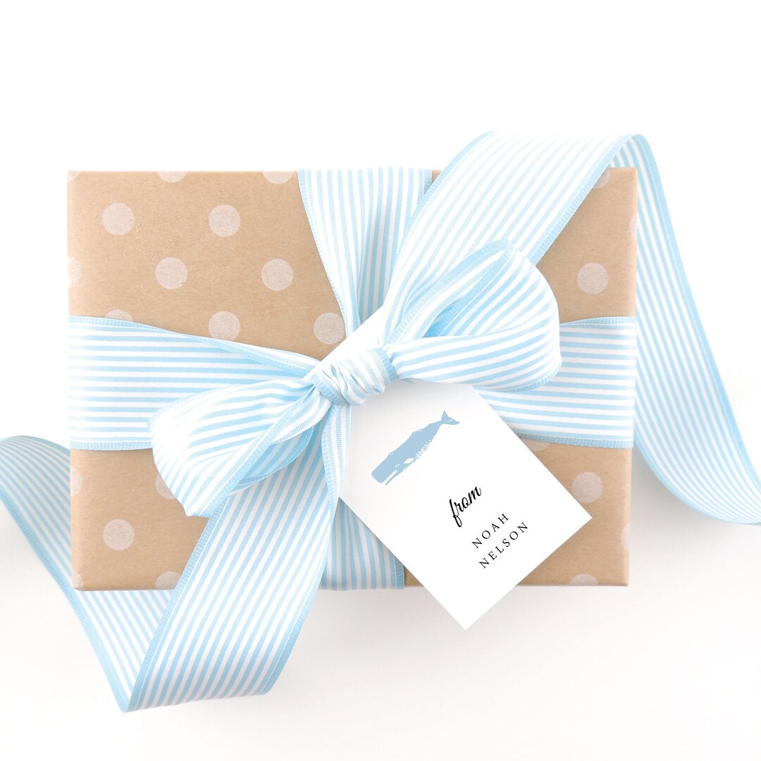 Monogrammed Gift Tags - Personalized Gift Tags - Custom Tags ...