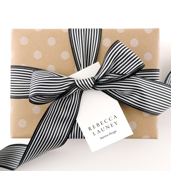 Personalized Business Gift Tags Business Card Gift Tags | Etsy