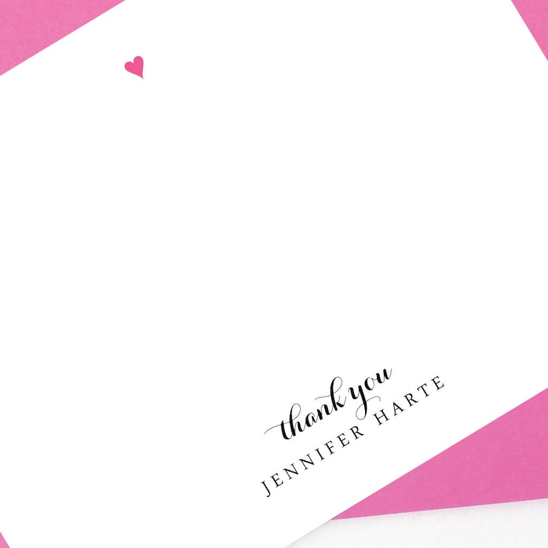 Personalized Thank You Notes Set / Personalized Thank You - Etsy
