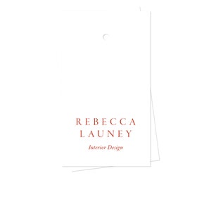 Personalized Business Gift Tags - Business Card Gift Tags ...