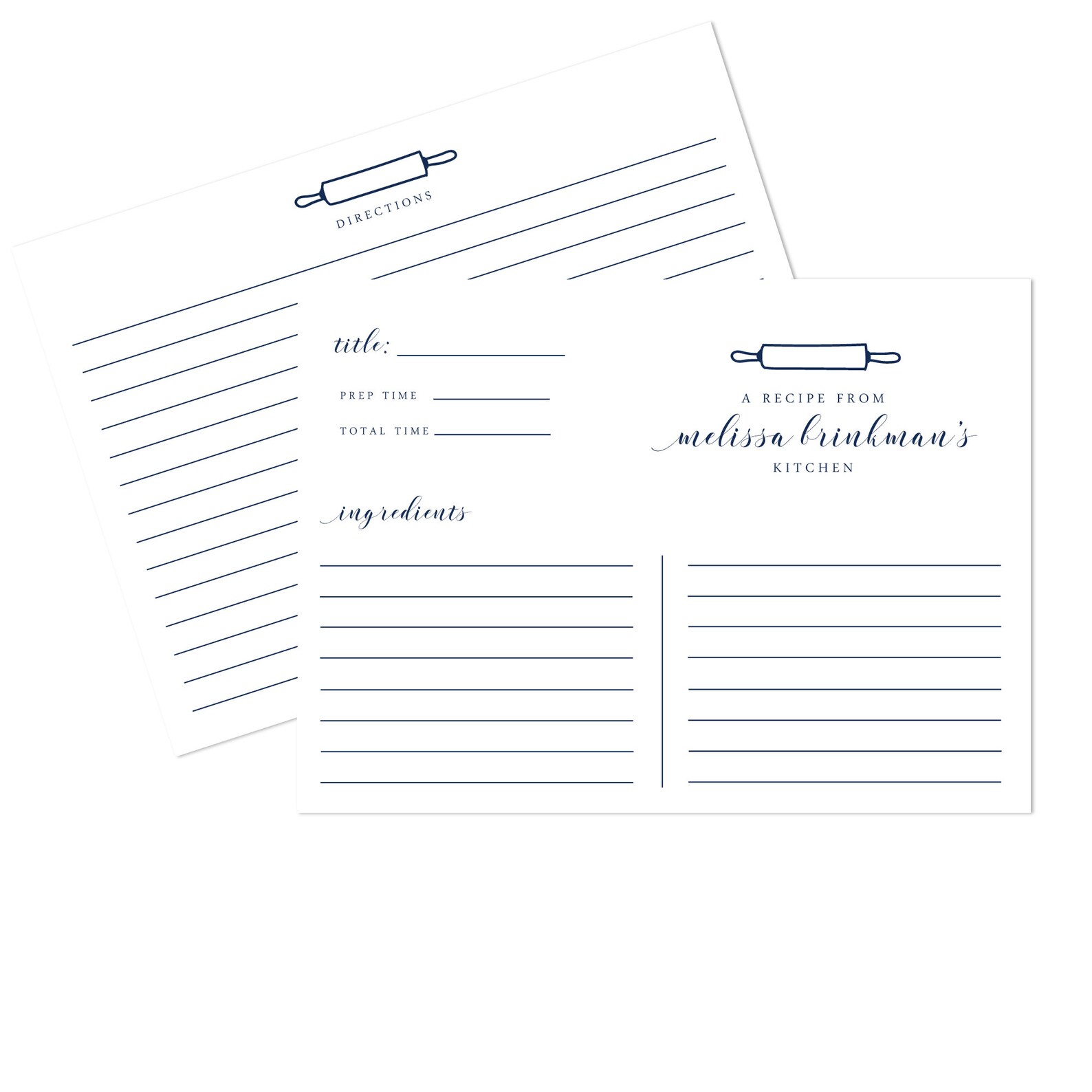 Printed Personalized Boxed Set of Recipe Cards Recipe Kitchen - Etsy