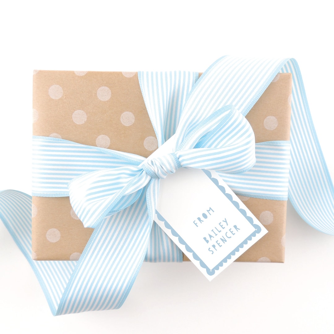 Monogrammed Gift Tags - Personalized Gift Tags - Custom Tags ...