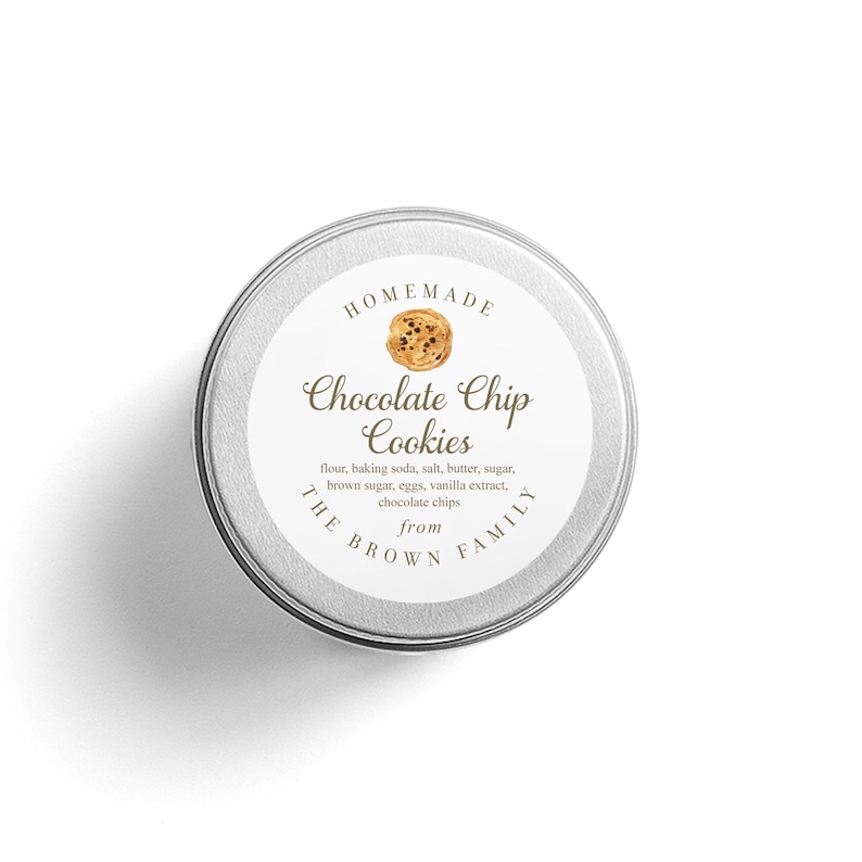 Personalized Cookie Label Stickers, Baking Labels, Baking Stickers ...