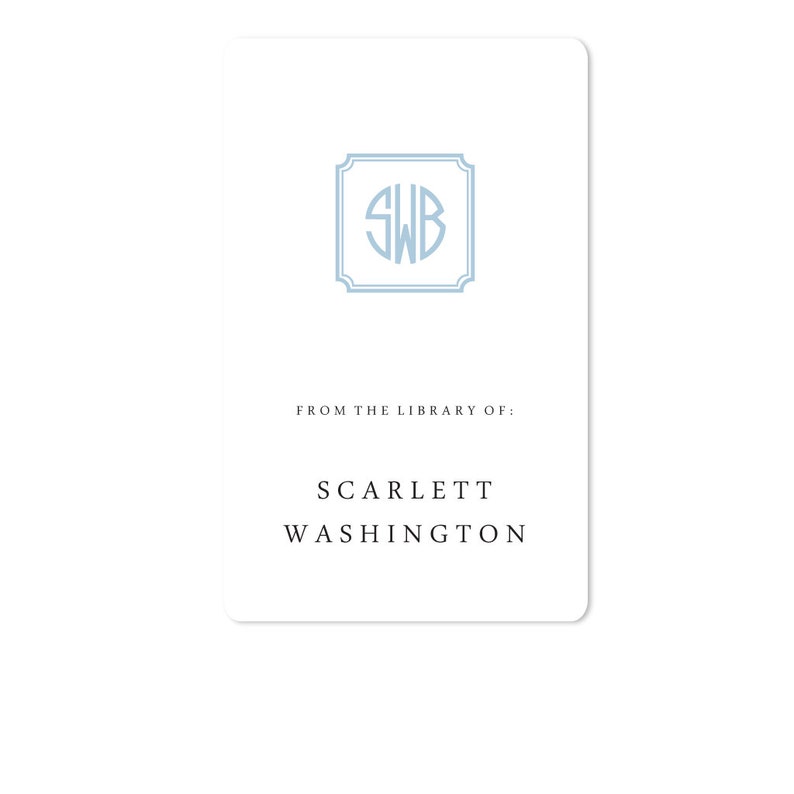 Custom Bespoke Personalized Bookplates Stickers / Bookplate Sticker Ex ...