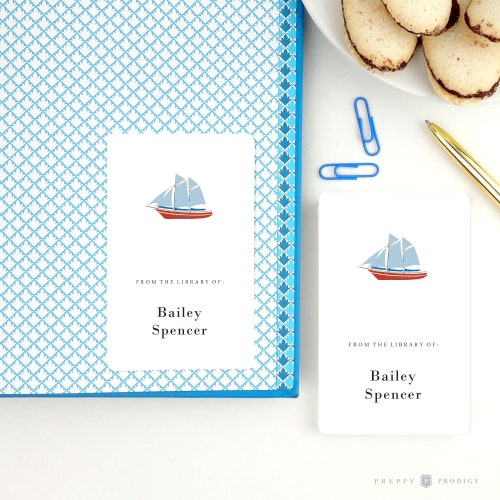 Custom Book Labels Custom Bookplate Stickers Set of 20 Book | Etsy