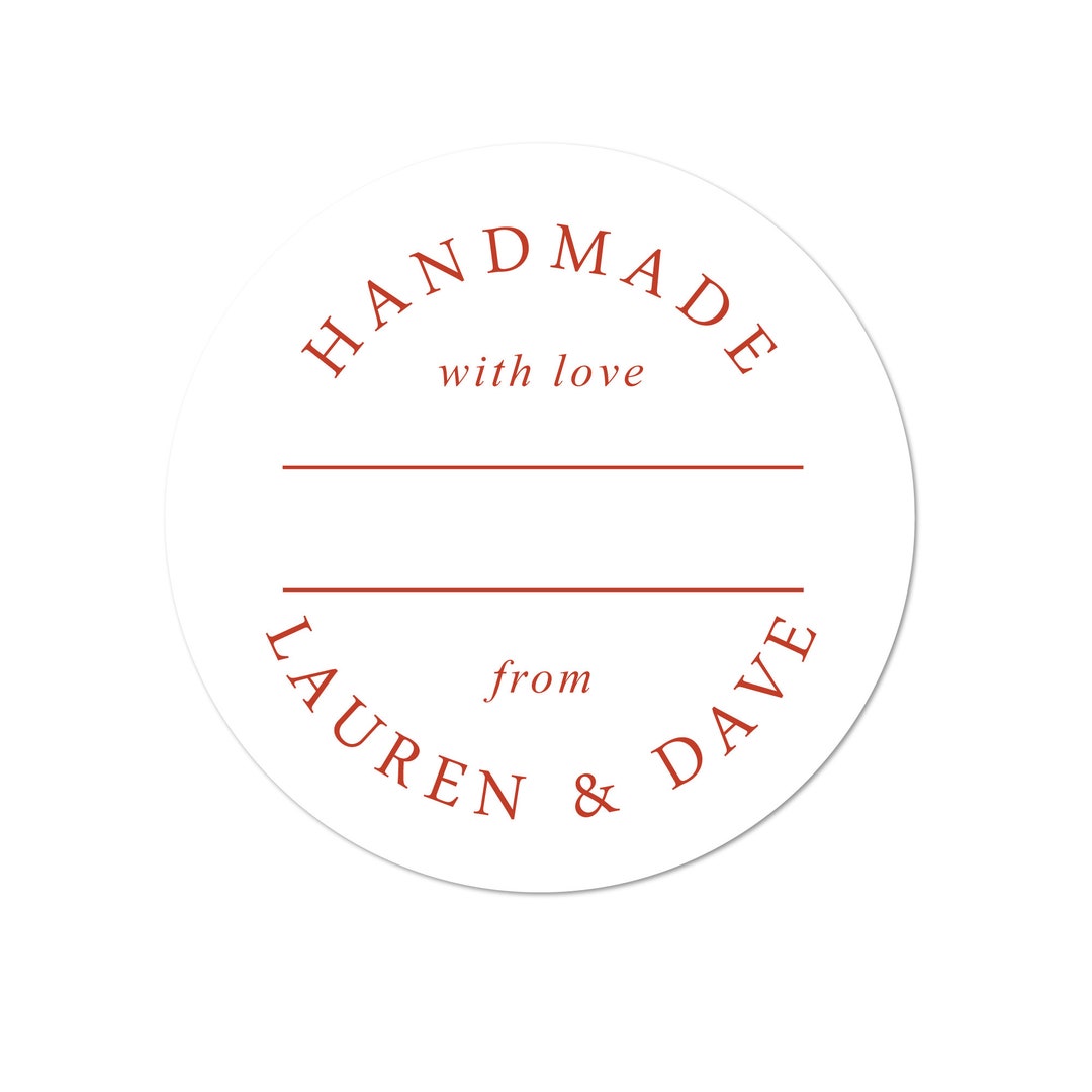 Personalized Fill in the Blank From the Kitchen of Labels, Kitchen ...