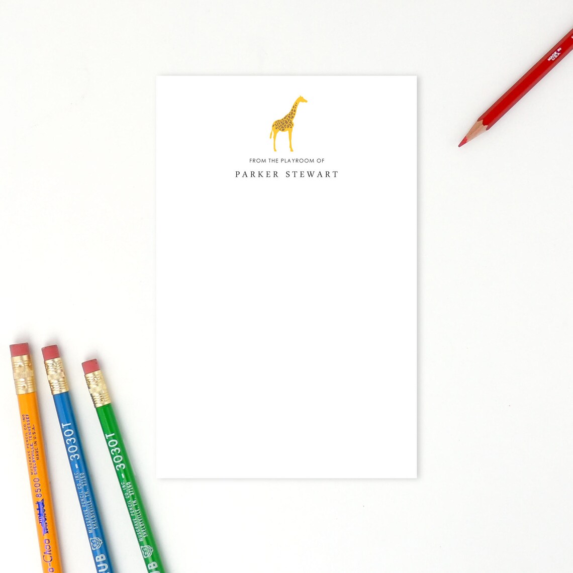 Personalized Notepad, Personalized Stationery, Stationary, Writing ...
