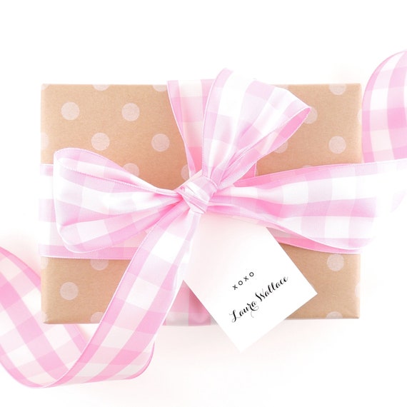 Monogrammed Gift Tags Personalized Gift Tags Custom Tags - Etsy