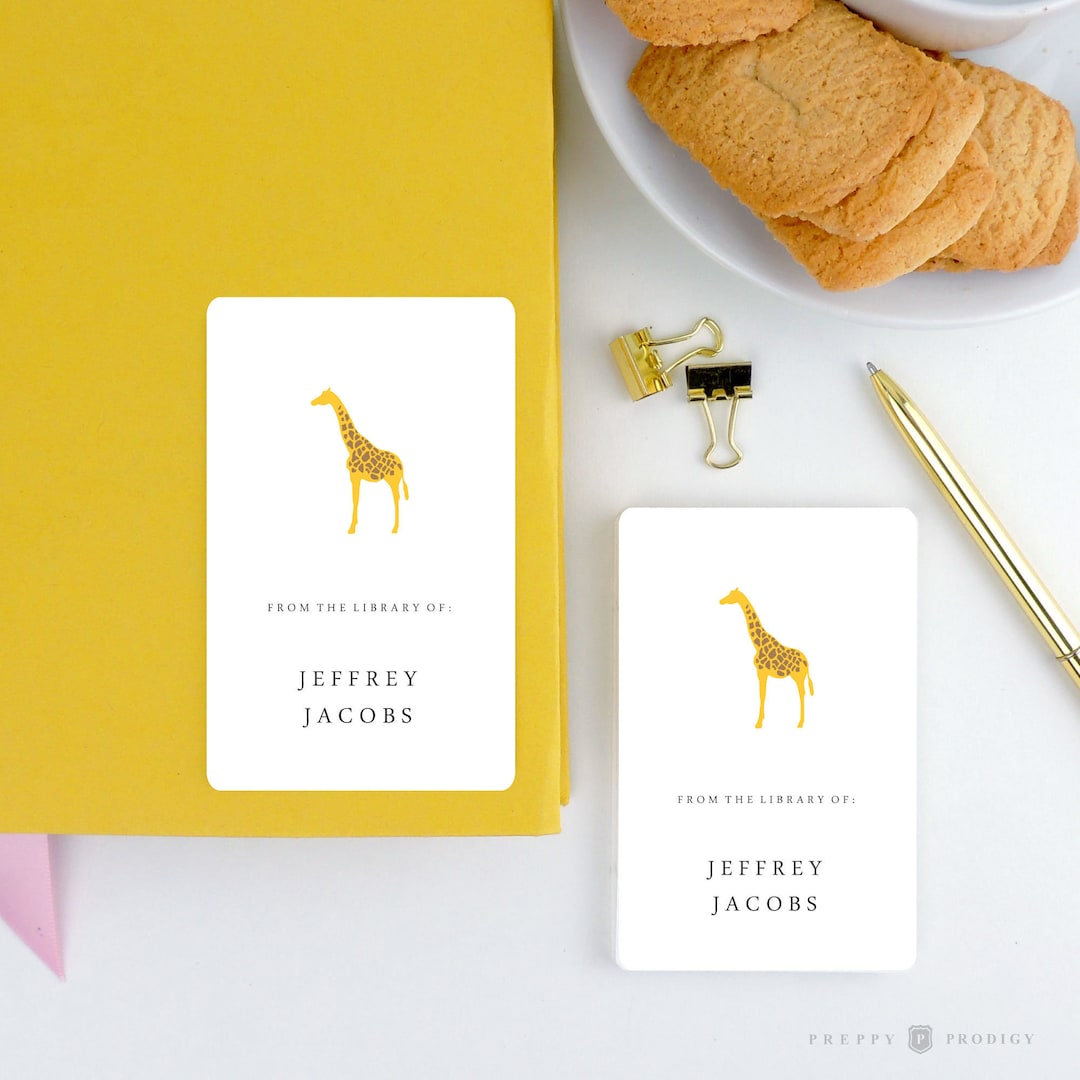 Children's Bookplate Stickers, Gift for Kids, Personalized Children's ...