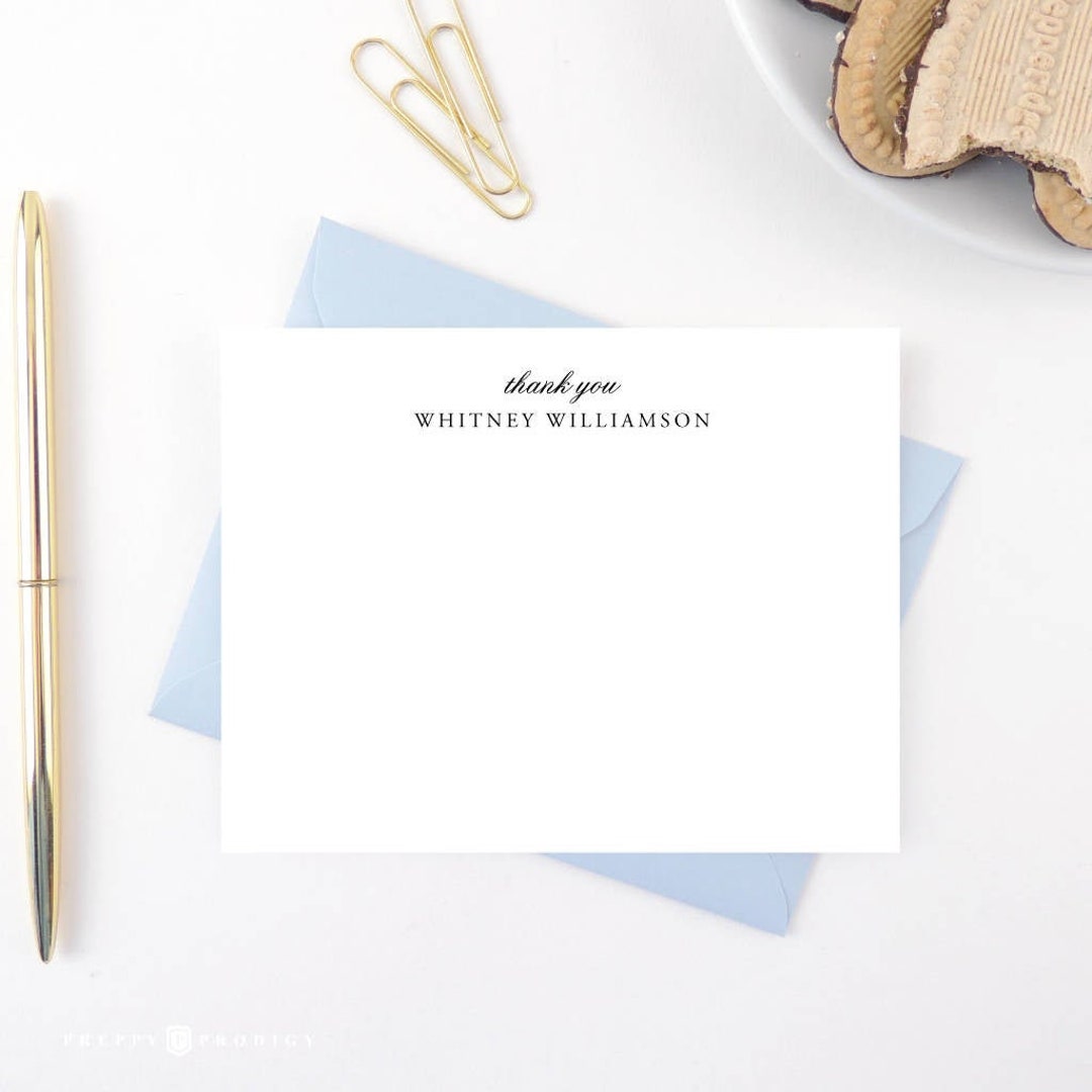 Personalized Thank You Notes Set / Personalized Thank You - Etsy