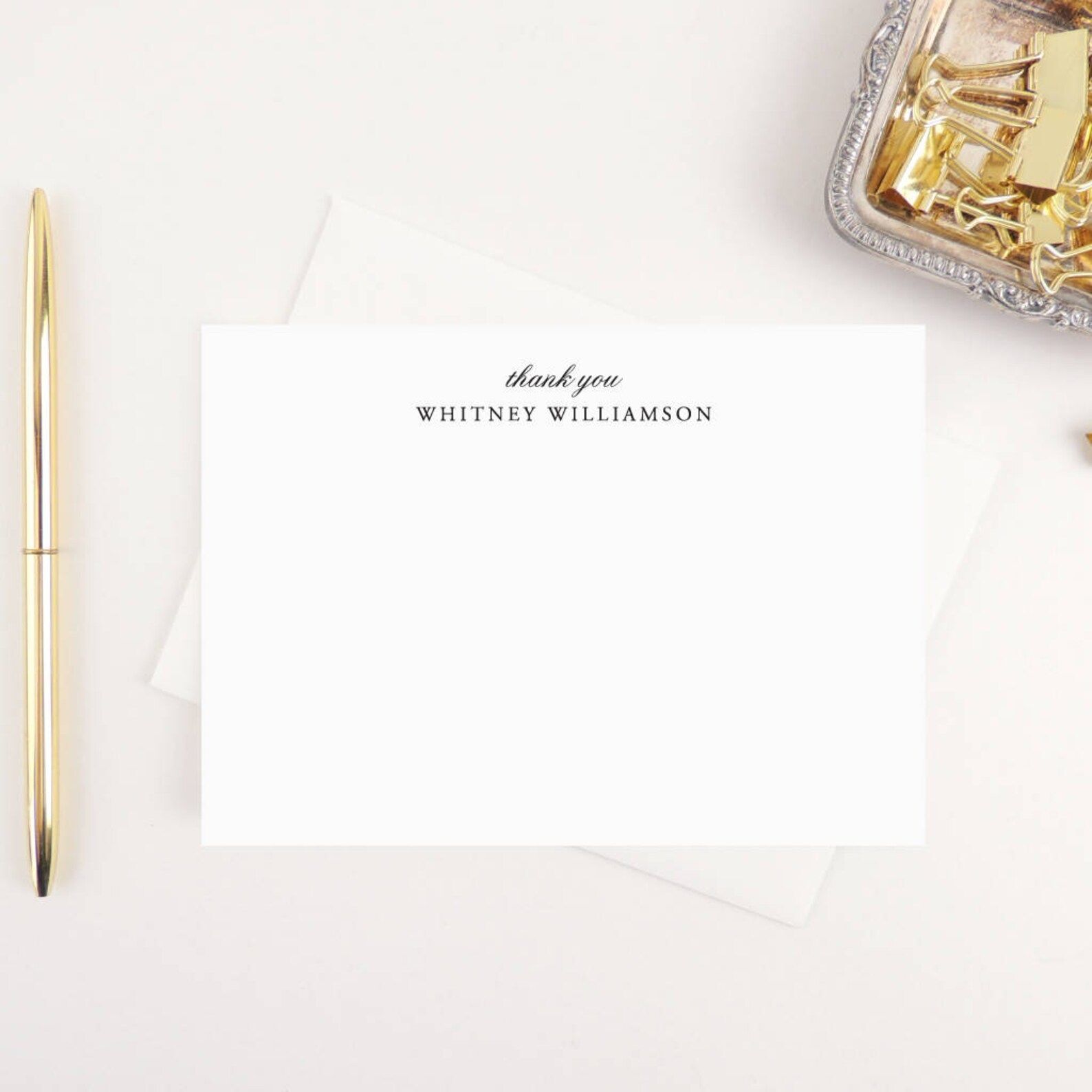 Personalized Thank You Notes Set / Personalized Thank You | Etsy