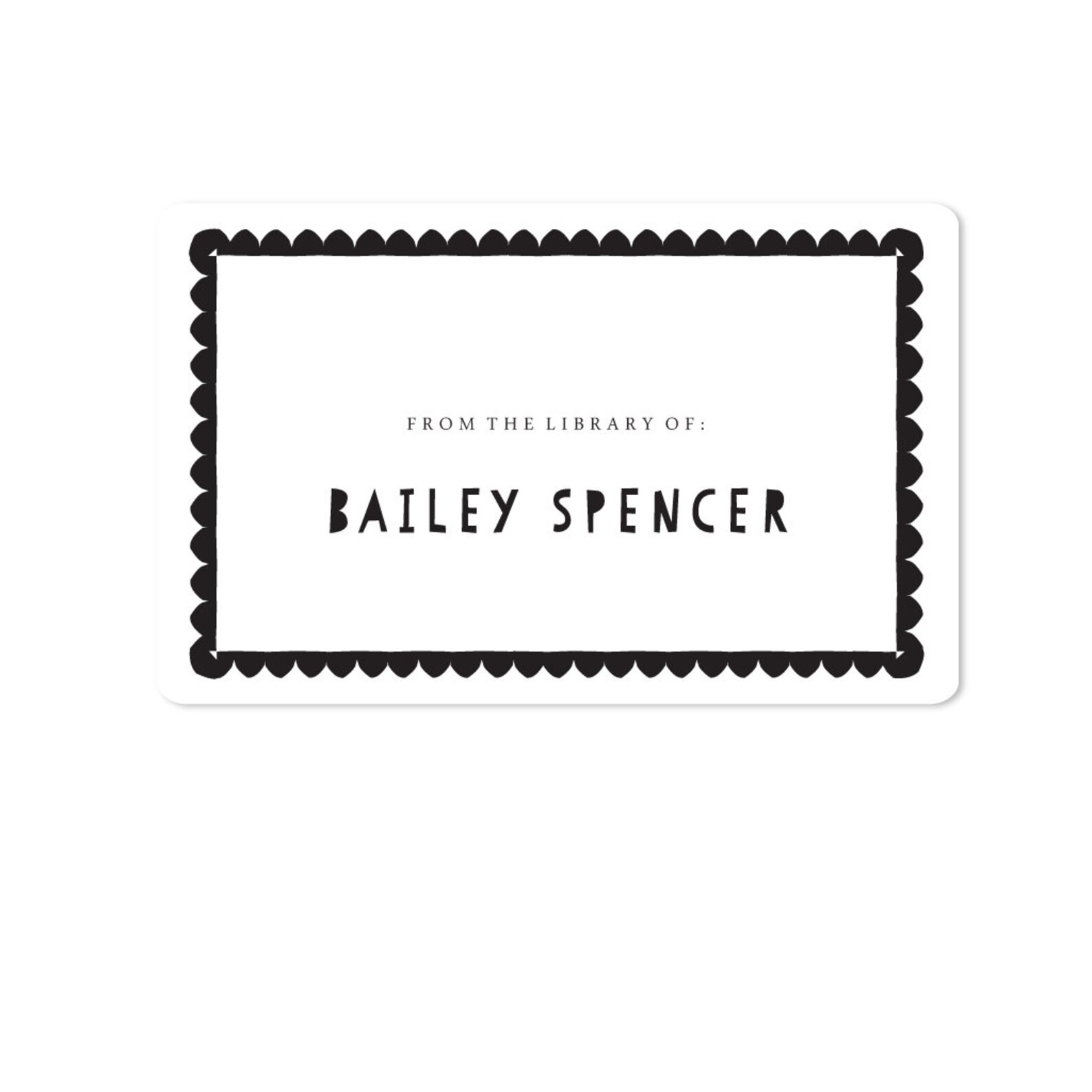 Custom Bespoke Personalized Bookplates Stickers / Bookplate Sticker Ex ...