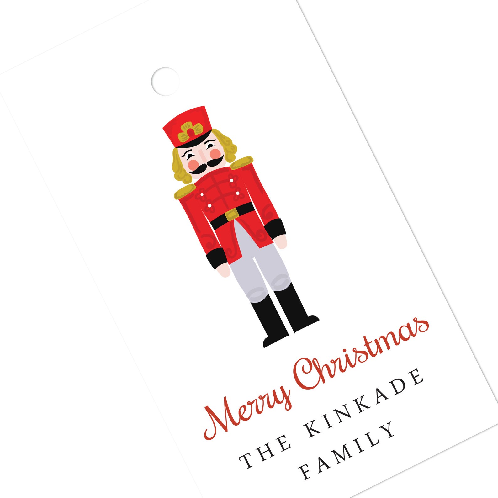 Christmas Gift Tags Personalized, Personalized Holiday Gift Tag for ...
