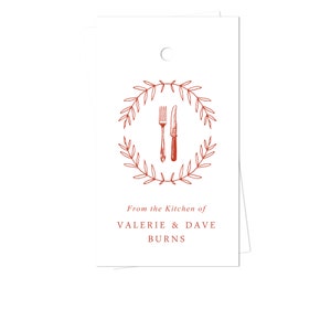 Personalized From the Kitchen of Tags, From the Kitchen of Label Tags ...